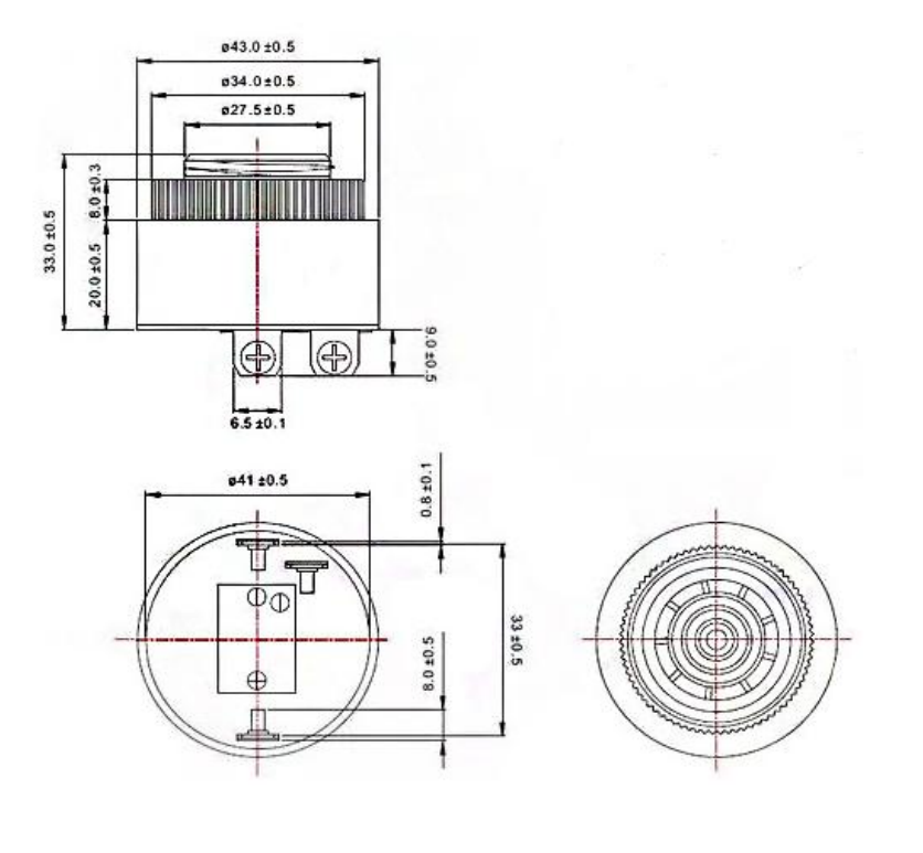 12V 90dB 2900hz continuous tone pulse tone Piezo Buzzer - Manorshi